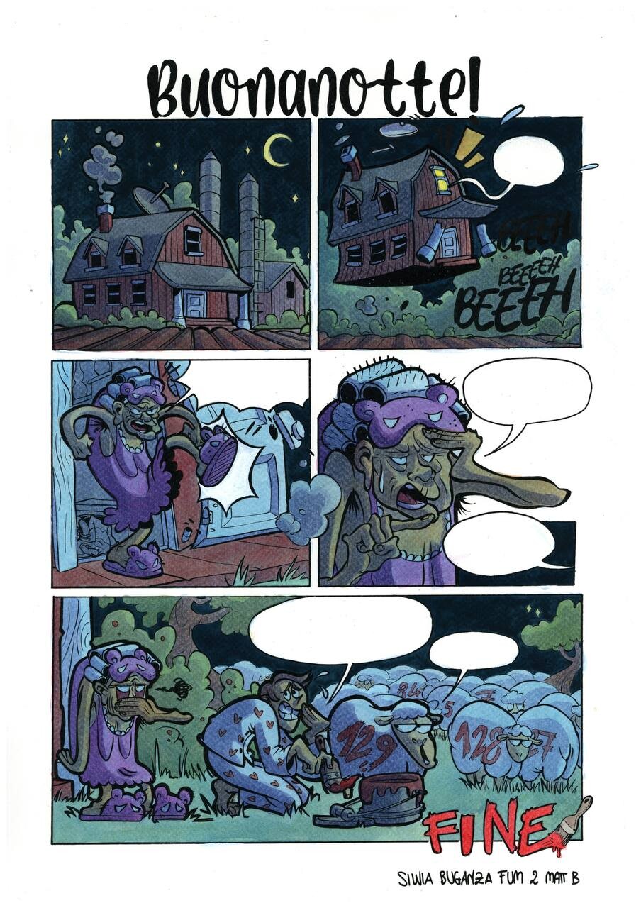 ArtStation - Acrylic paint comic pages