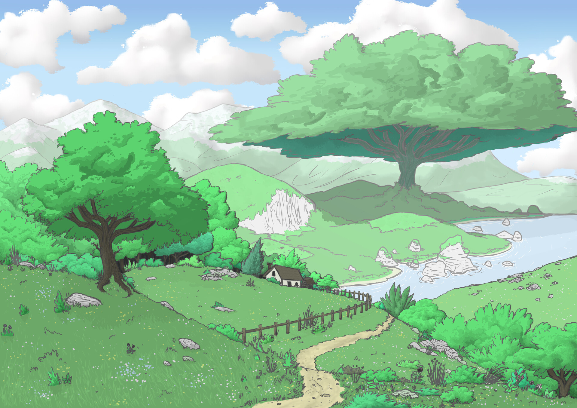 ArtStation - Background Art Specialisation Final Piece