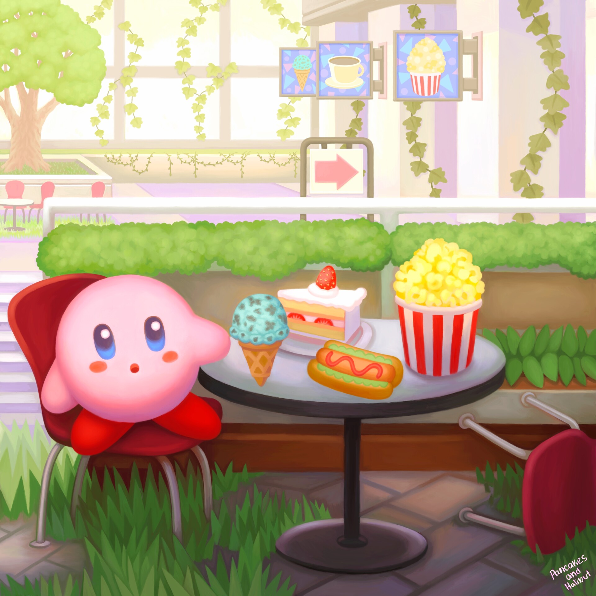 ArtStation - Kirby At Alivel Mall