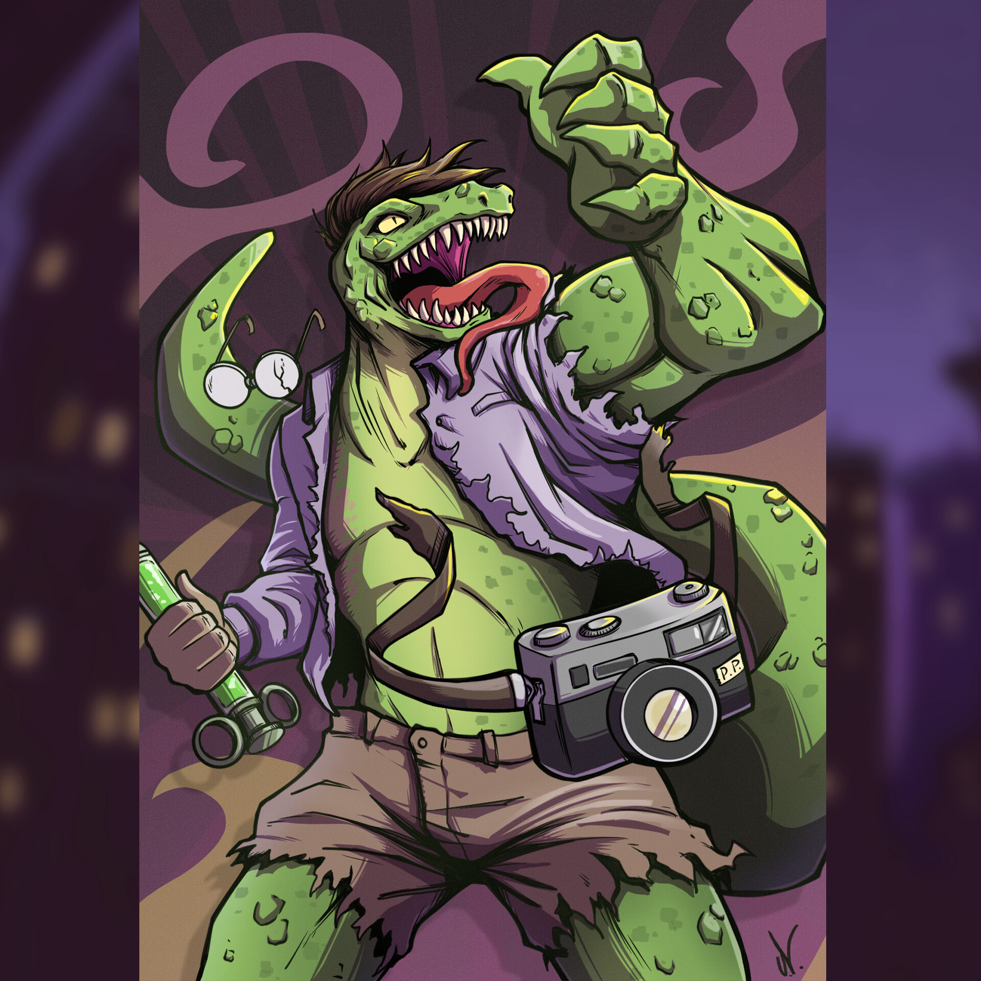 ArtStation - CollabSnapBR- Marvel Snap's Lizard Variant Fan-Art!