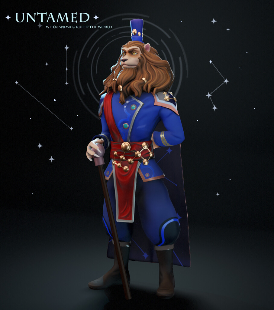 ArtStation - Untamed challenge entry - Prince Lion