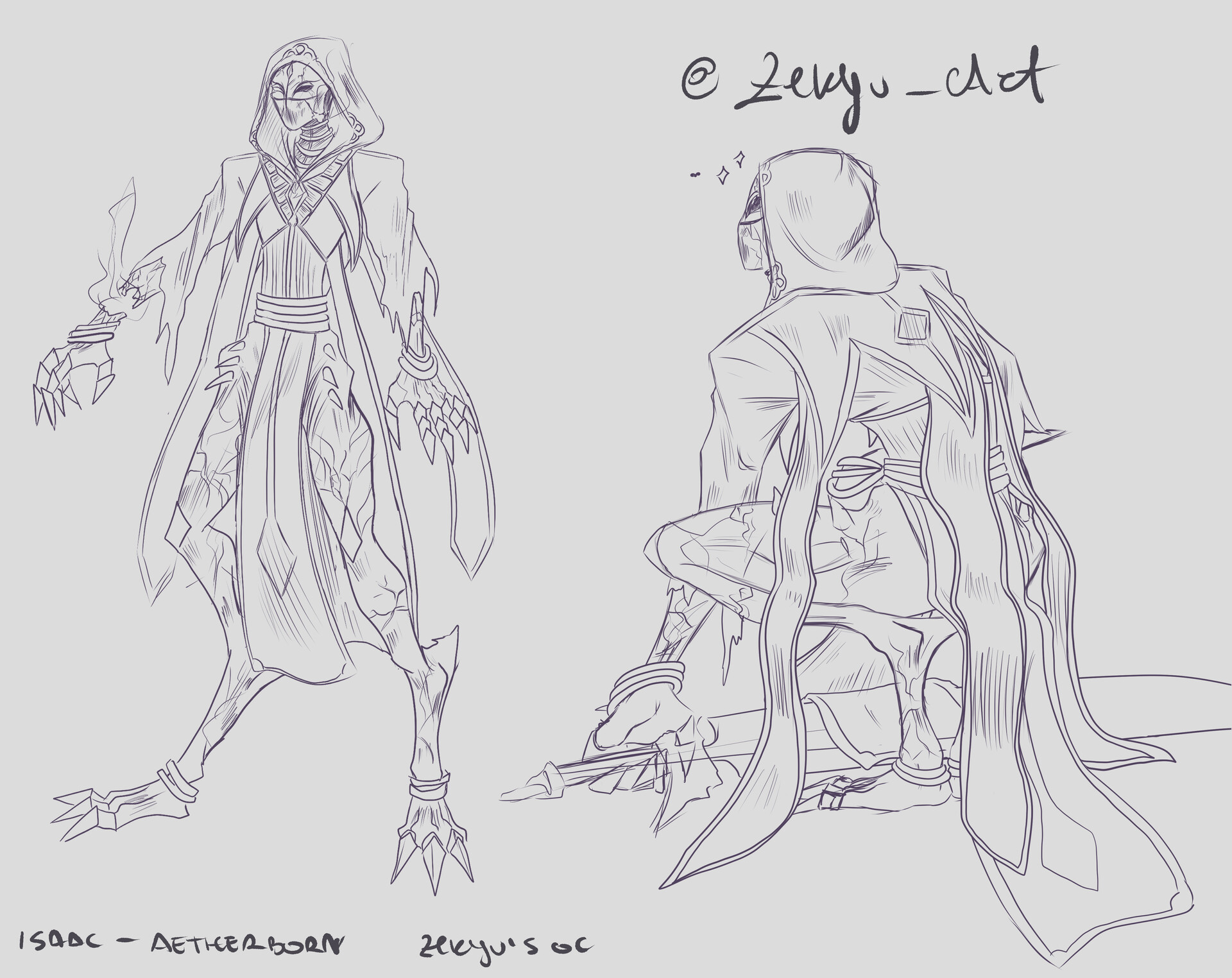 ArtStation - D&D oc character design