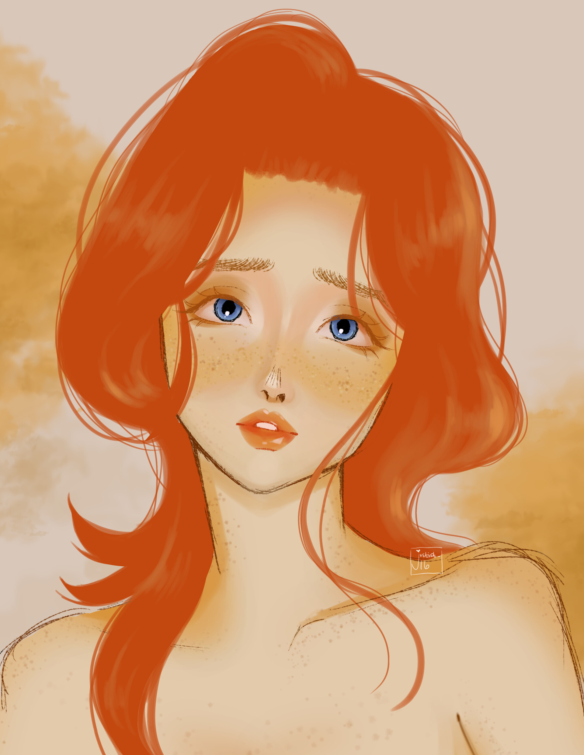 ArtStation - Orange Girl