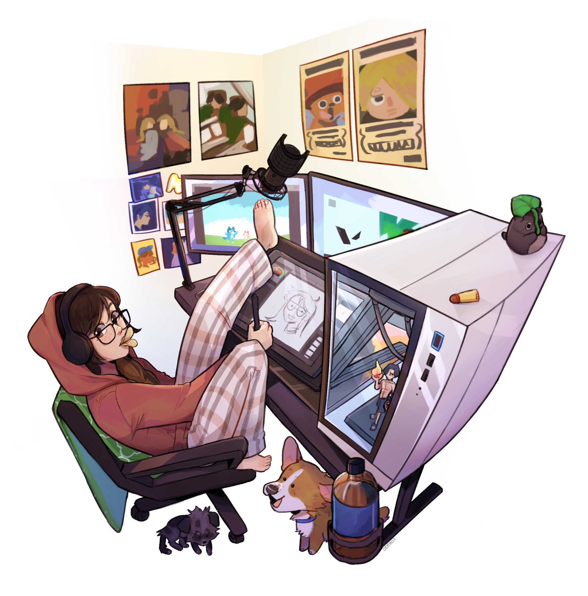 ArtStation - work station