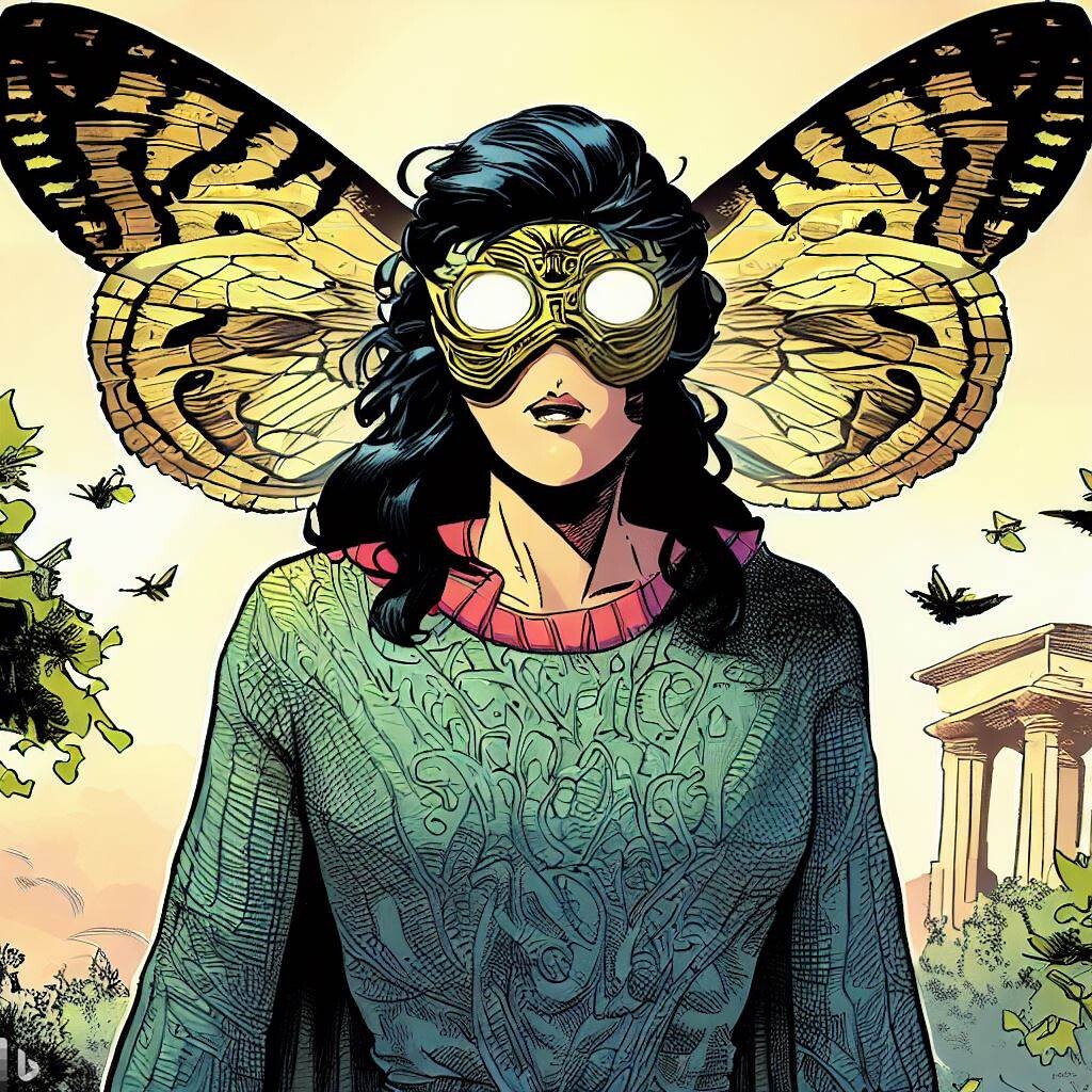 ArtStation - Moth Eye Lady 1