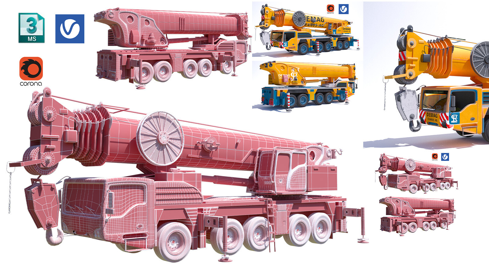 ArtStation - Demag ac 220-5 crane