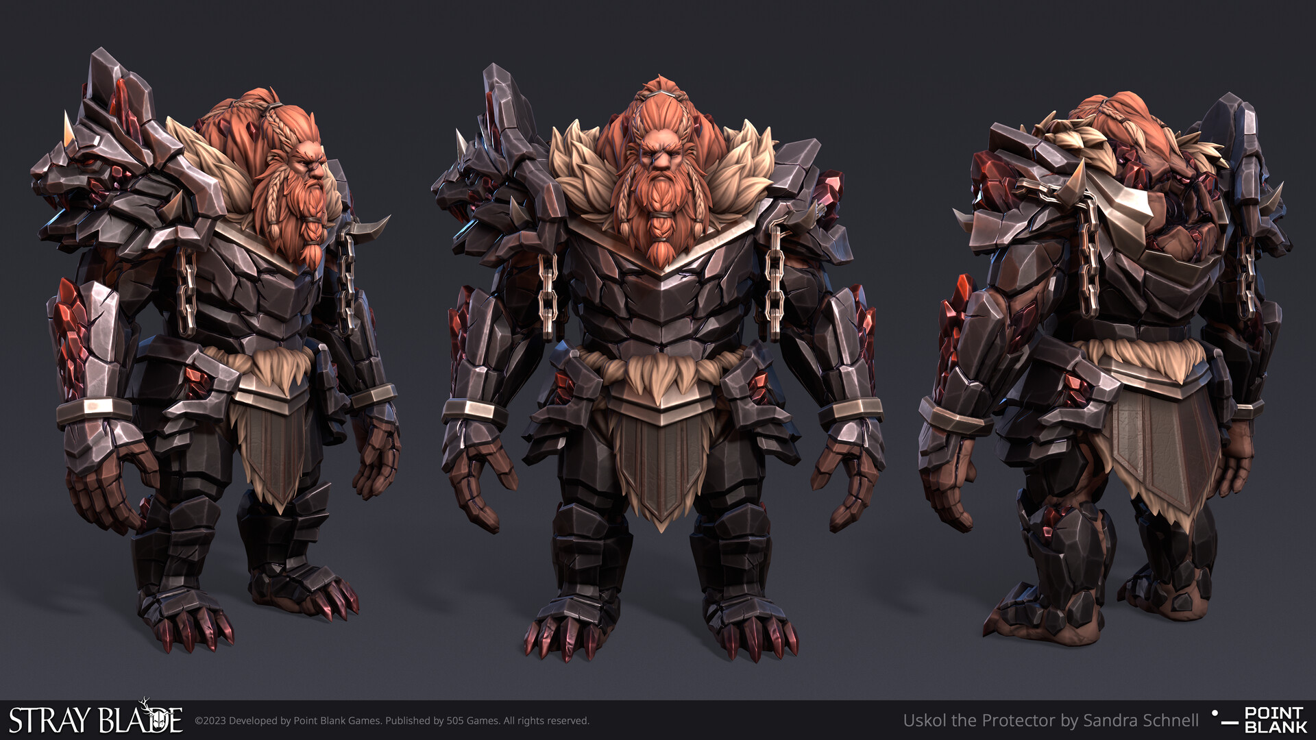 Sandra Schnell - STRAY BLADE - Uskol the Protector