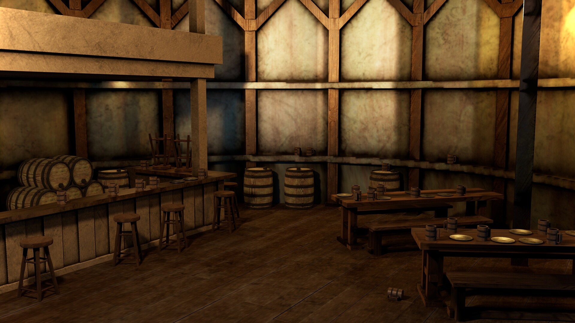 ArtStation - Tavern 3D Model