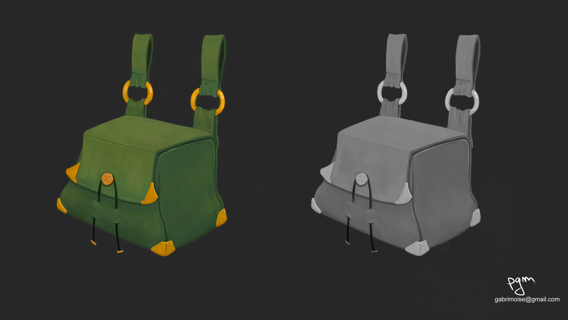 ArtStation - Stylized Fantasy Pouch
