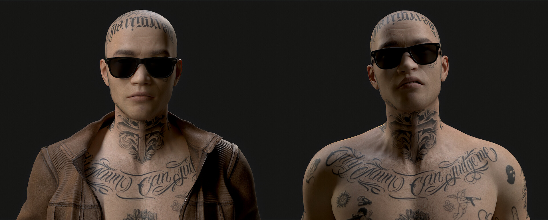 Rappers Tattoos Up Close