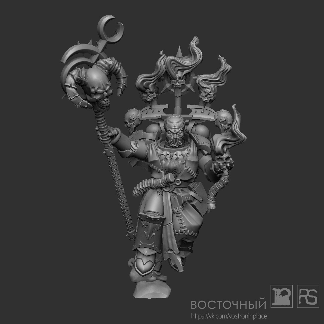 ArtStation - Warhammer 40k Master of Possession - 32мм wargame miniature