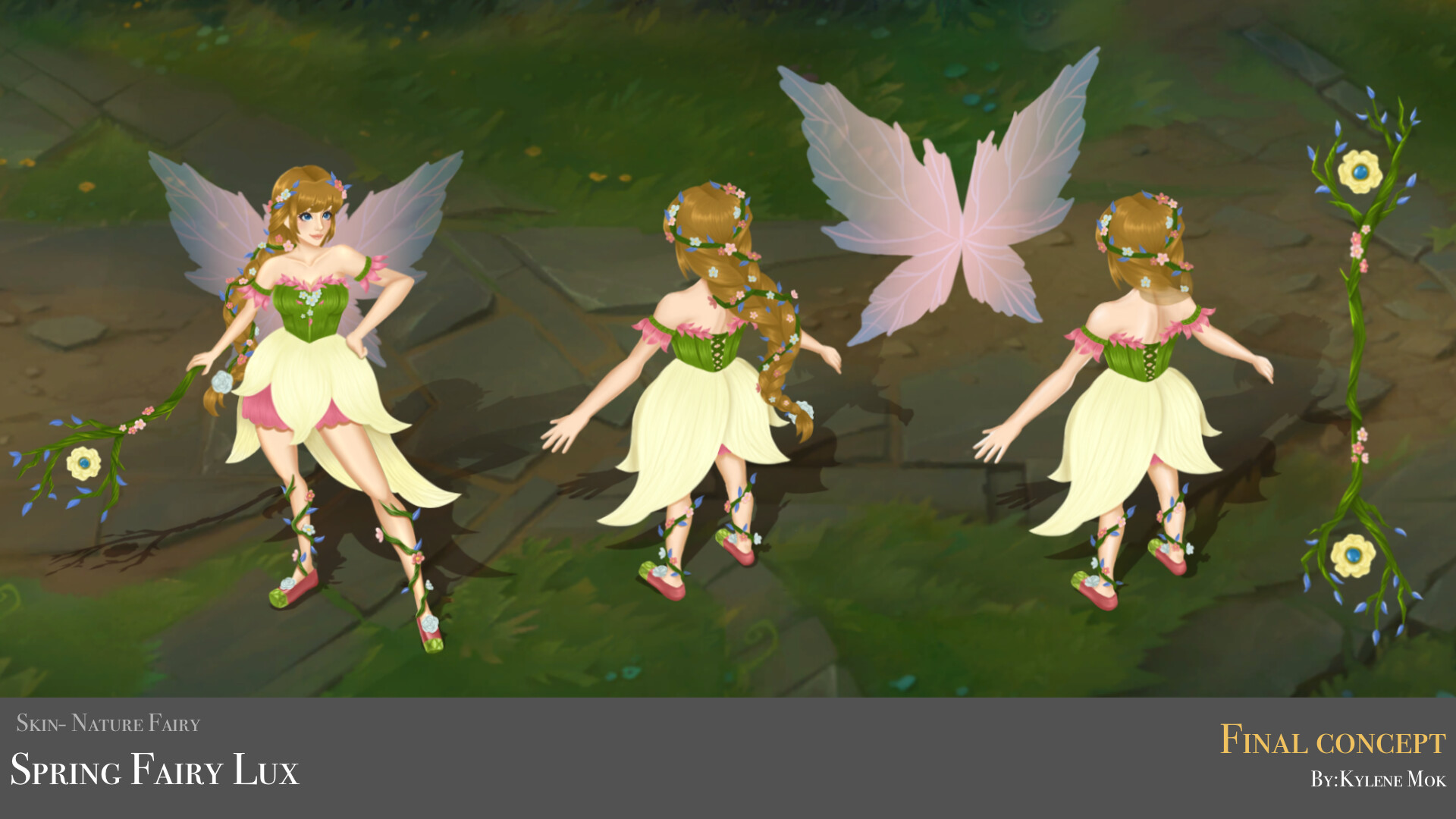 ArtStation - League of Legends - Spring Fairy Lux (FANMADE)