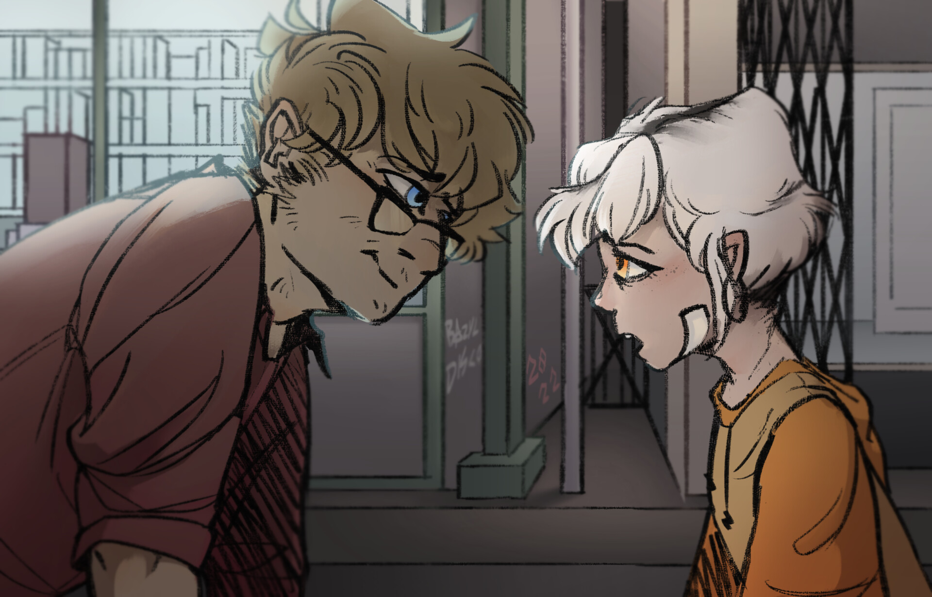 ArtStation - Mitch and Florian (personal piece)