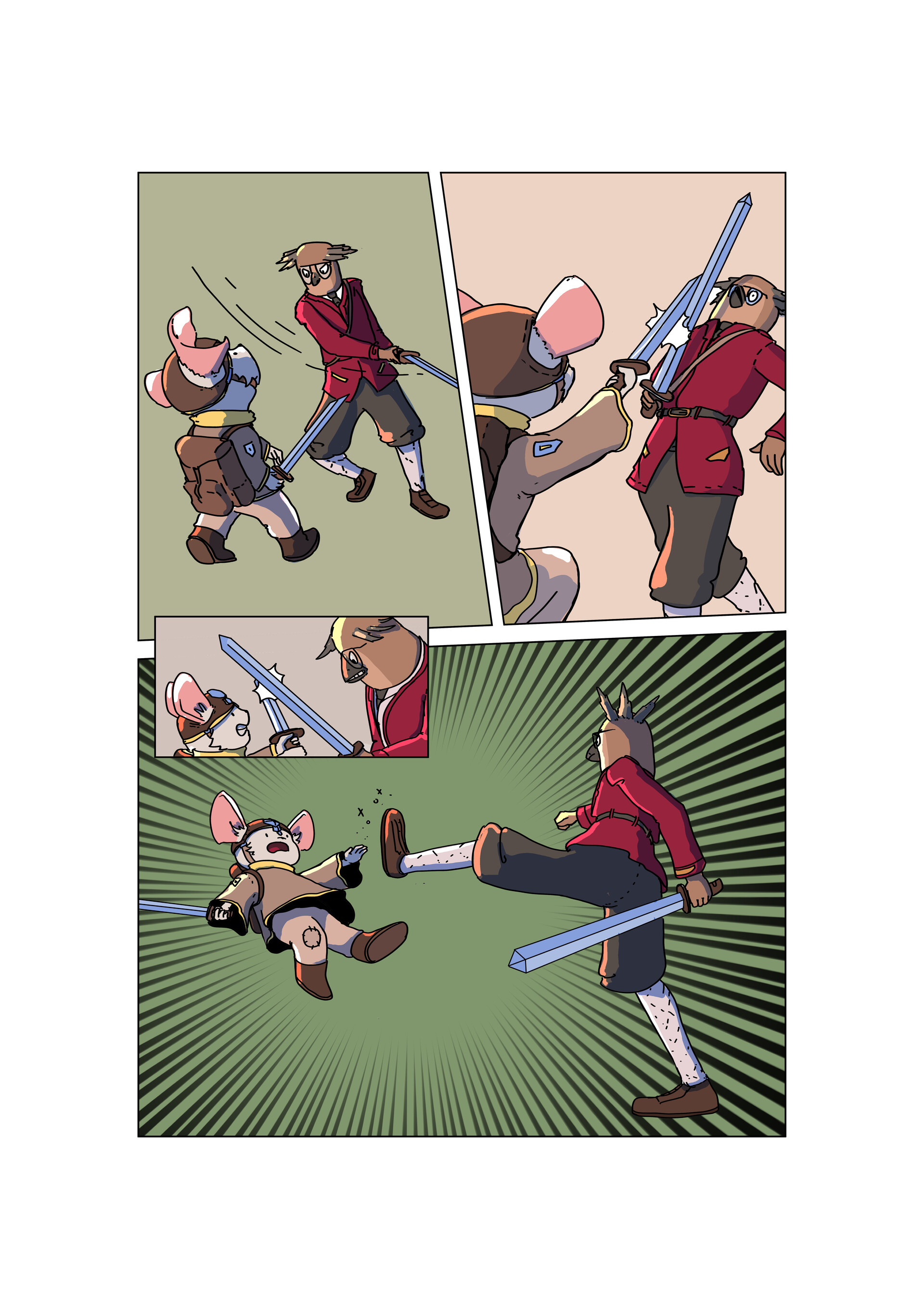 Nusa Stiglitz - Mousling - a Short Comic Book Project