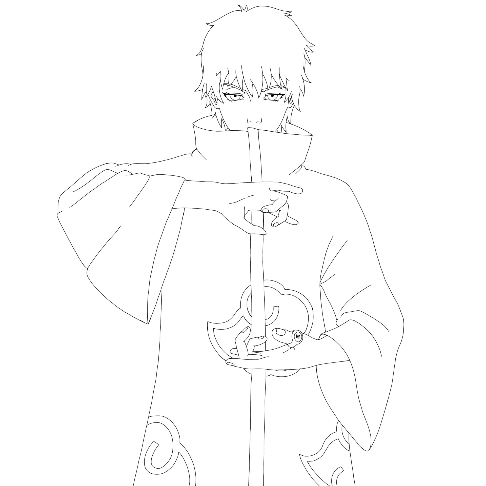 sasori coloring pages