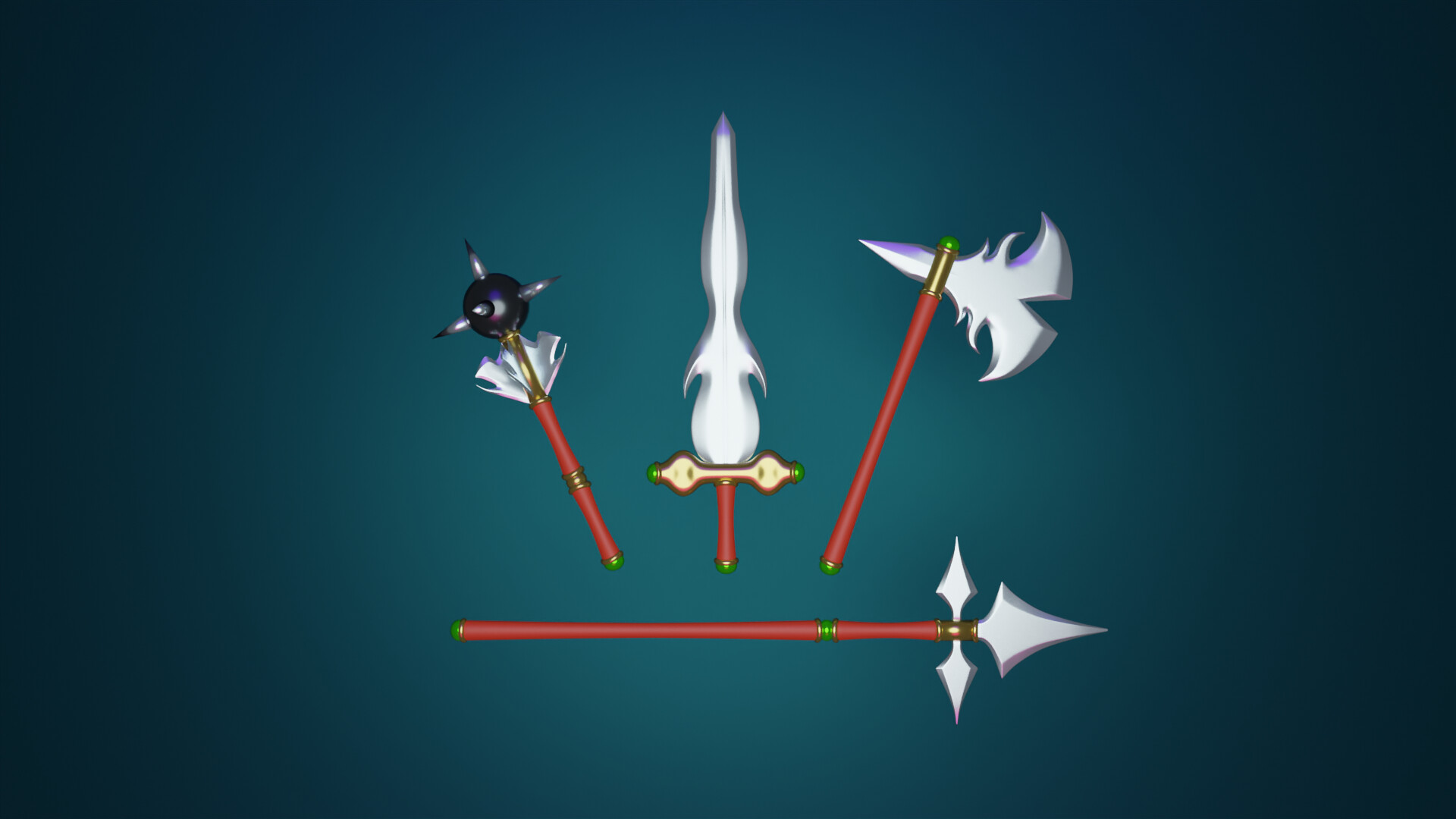 ArtStation - Weapons "Maw of the coliseum