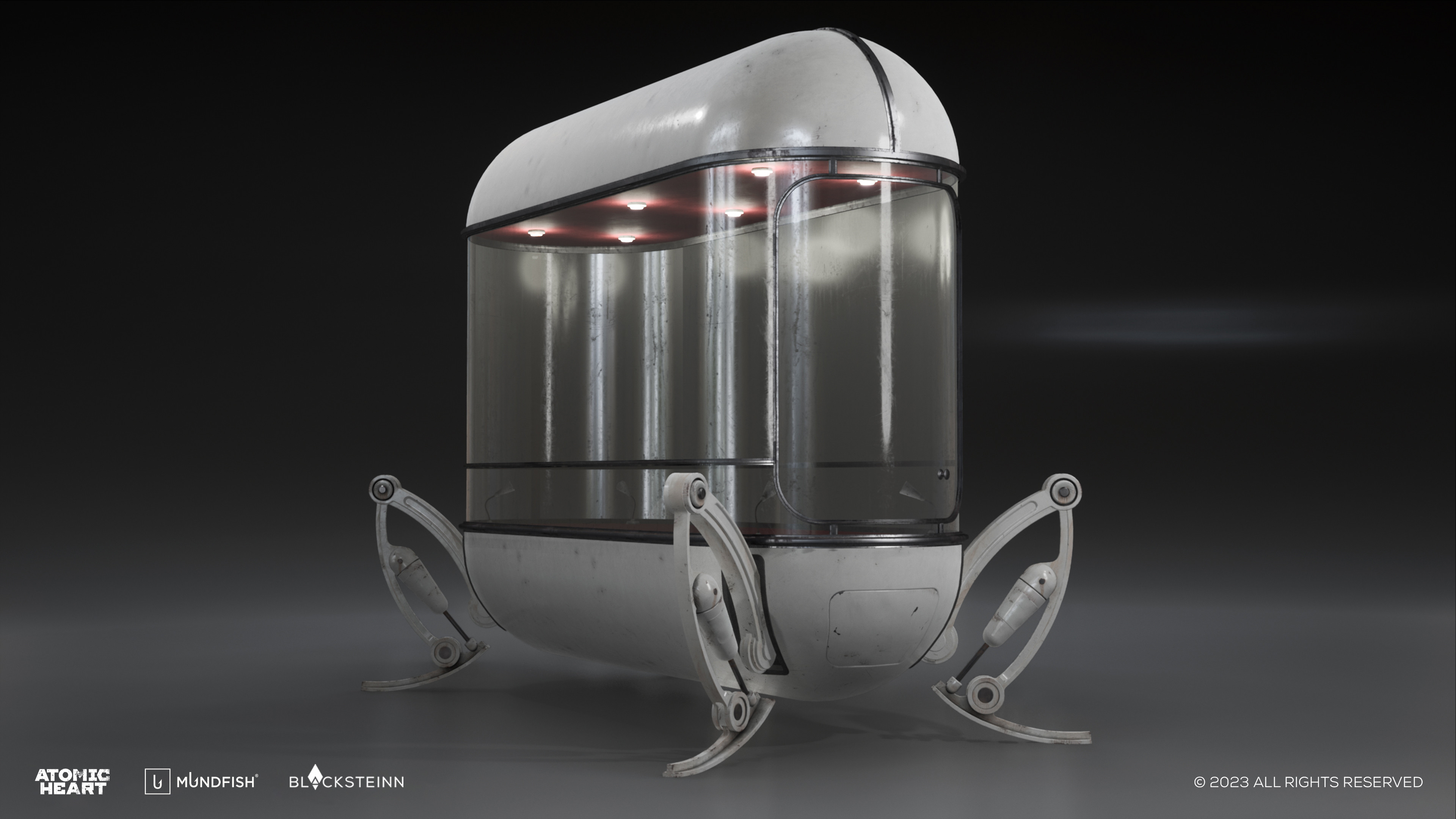 Blacksteinn - Atomic Heart – Glass Containers | 3D Props Game Art