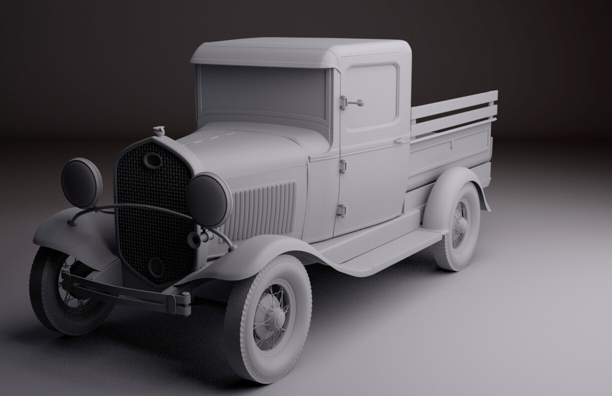 ArtStation - Ford Truck - ETSU Modeling Final
