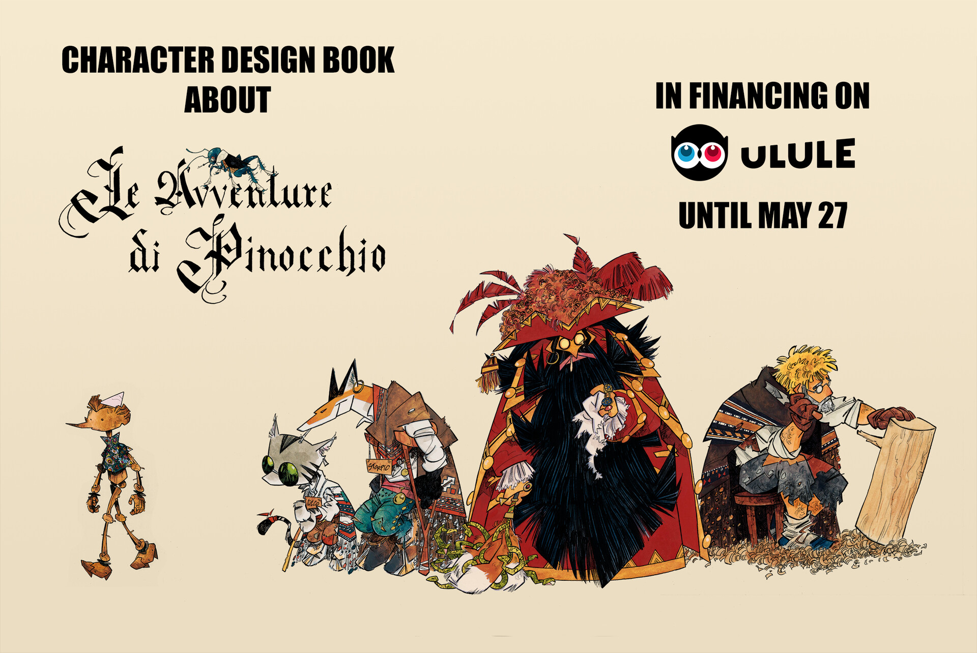 ArtStation - Crowdfunding on Ulule for the characters of the adventures of Pinocchio