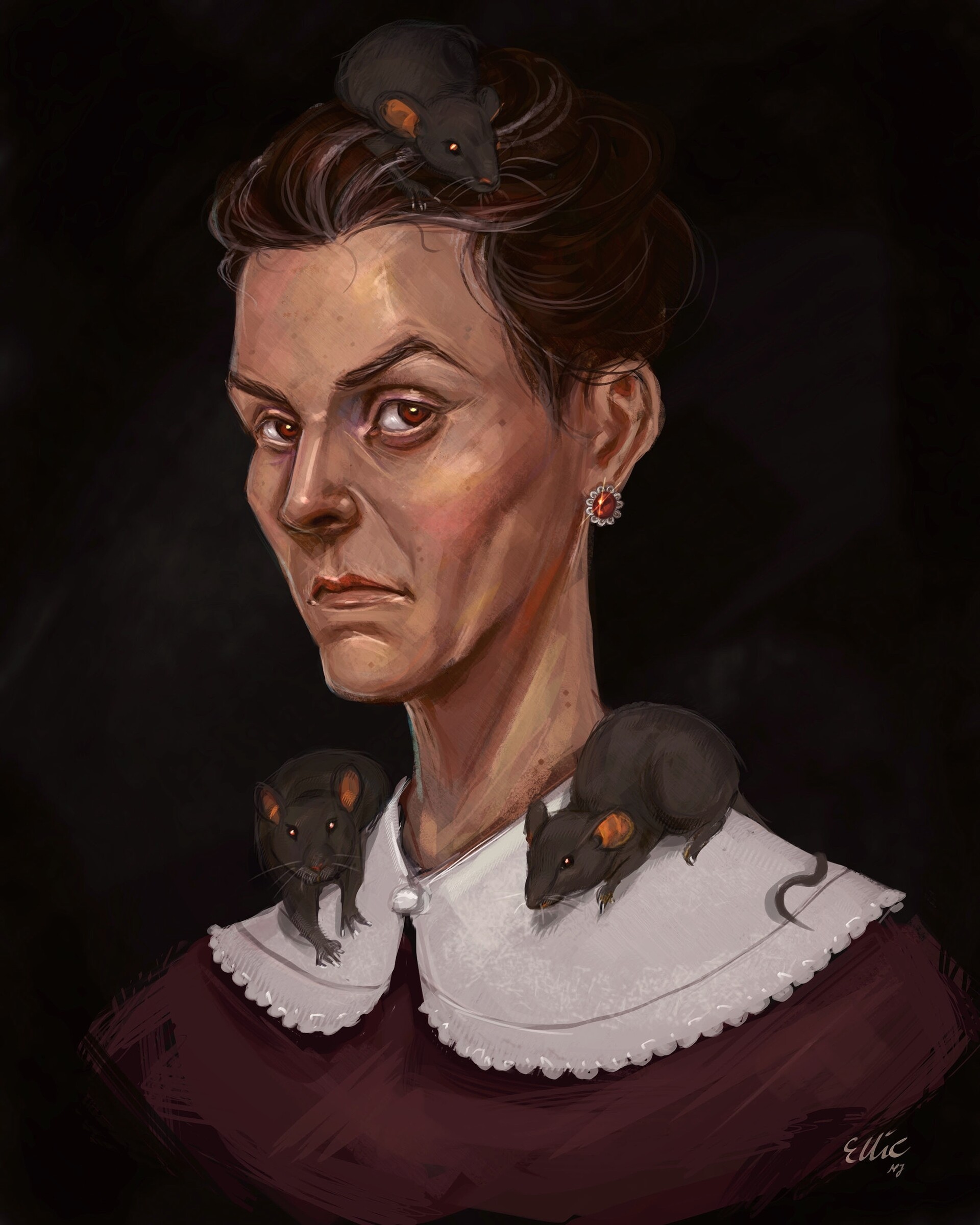 ArtStation - Rat Lady