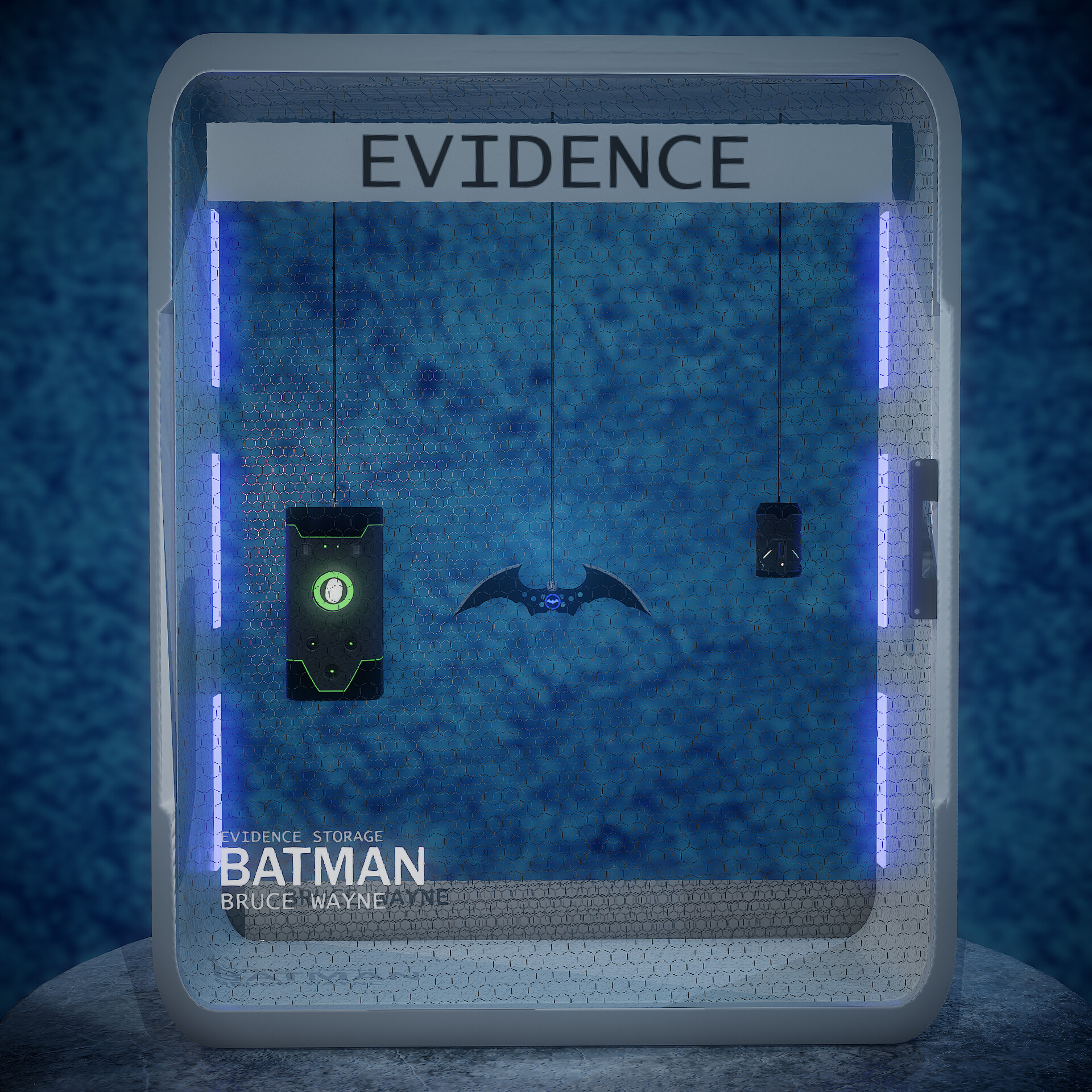 ArtStation - Batman Evidence Display Case
