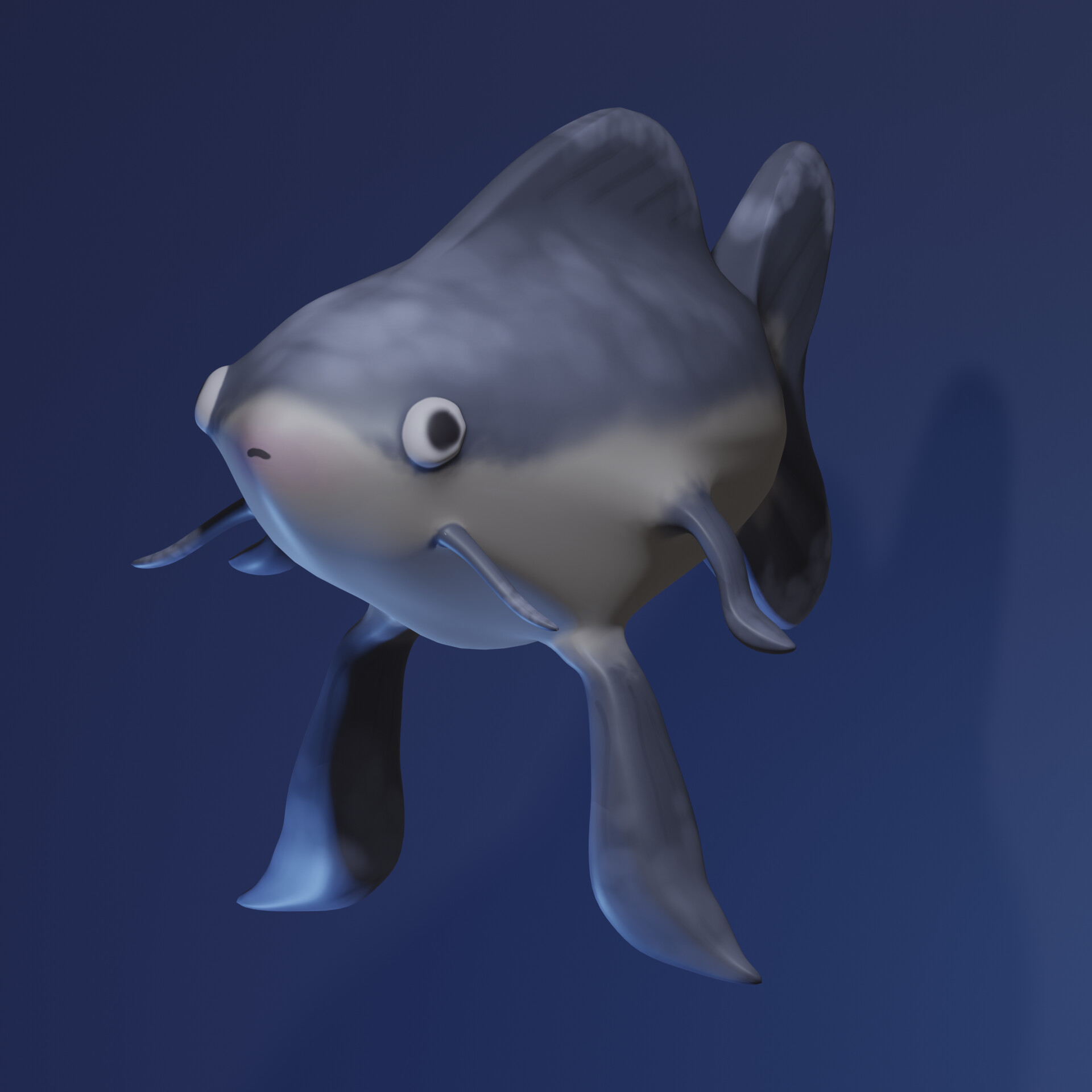 ArtStation - CatFish render for Indie Project
