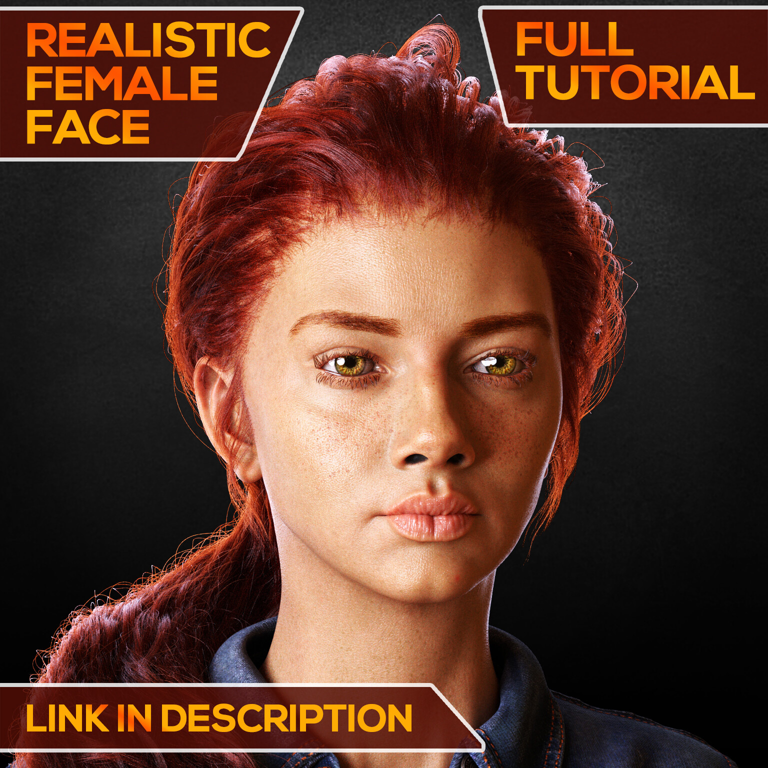 kelechi thankGOD John - REALISTIC 3D FEMALE FACE TUTORIAL