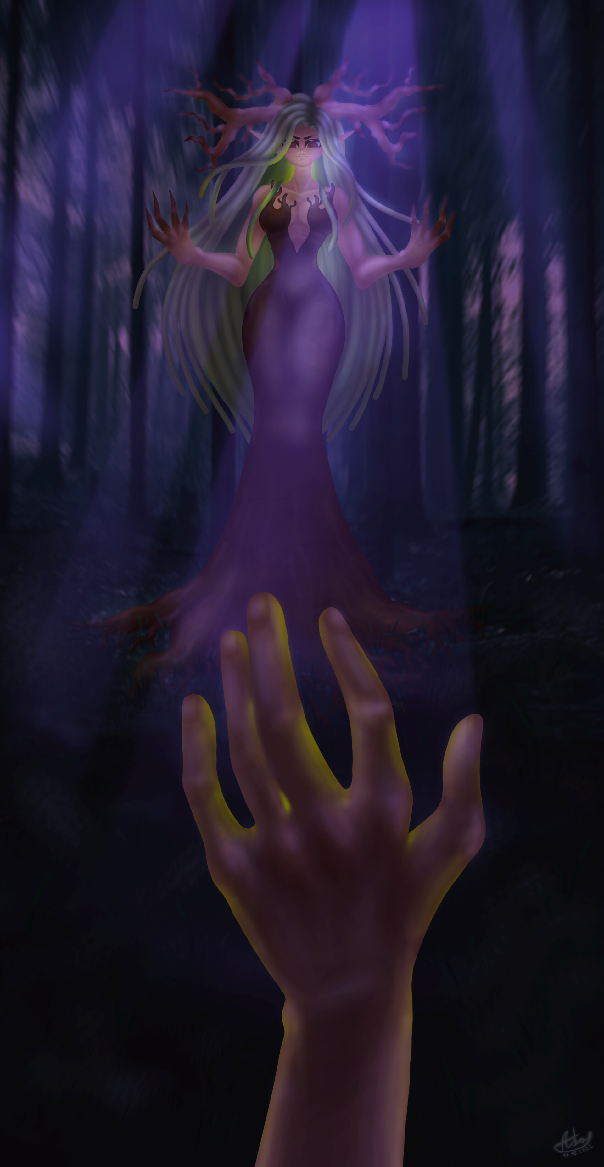 ArtStation - UNI WORK - Digital hero pose painting