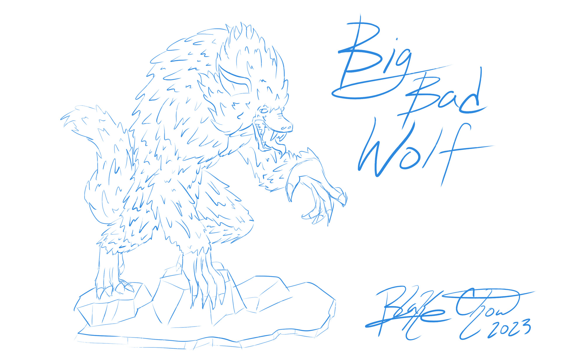 coloring pages the big bad wolf