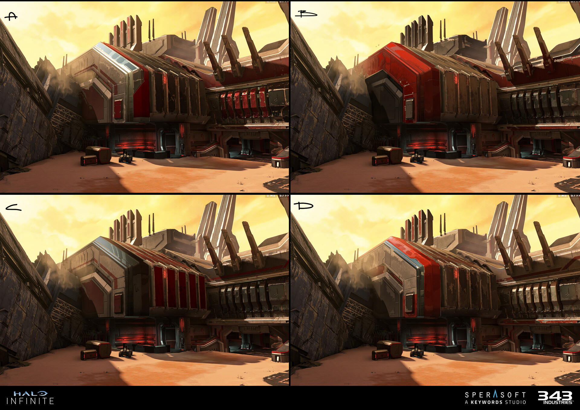 Sergei Snegirev - Halo Infinite S02 - Breaker and Catalyst MP maps concepts