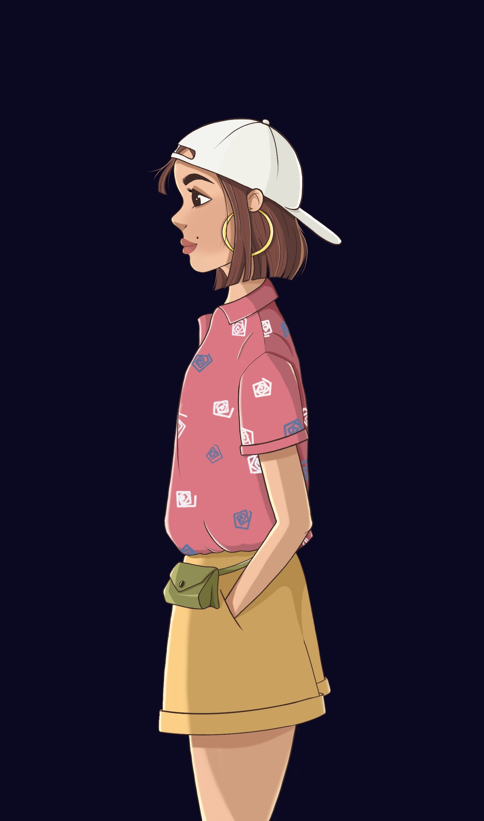 ArtStation - Girl in a cap