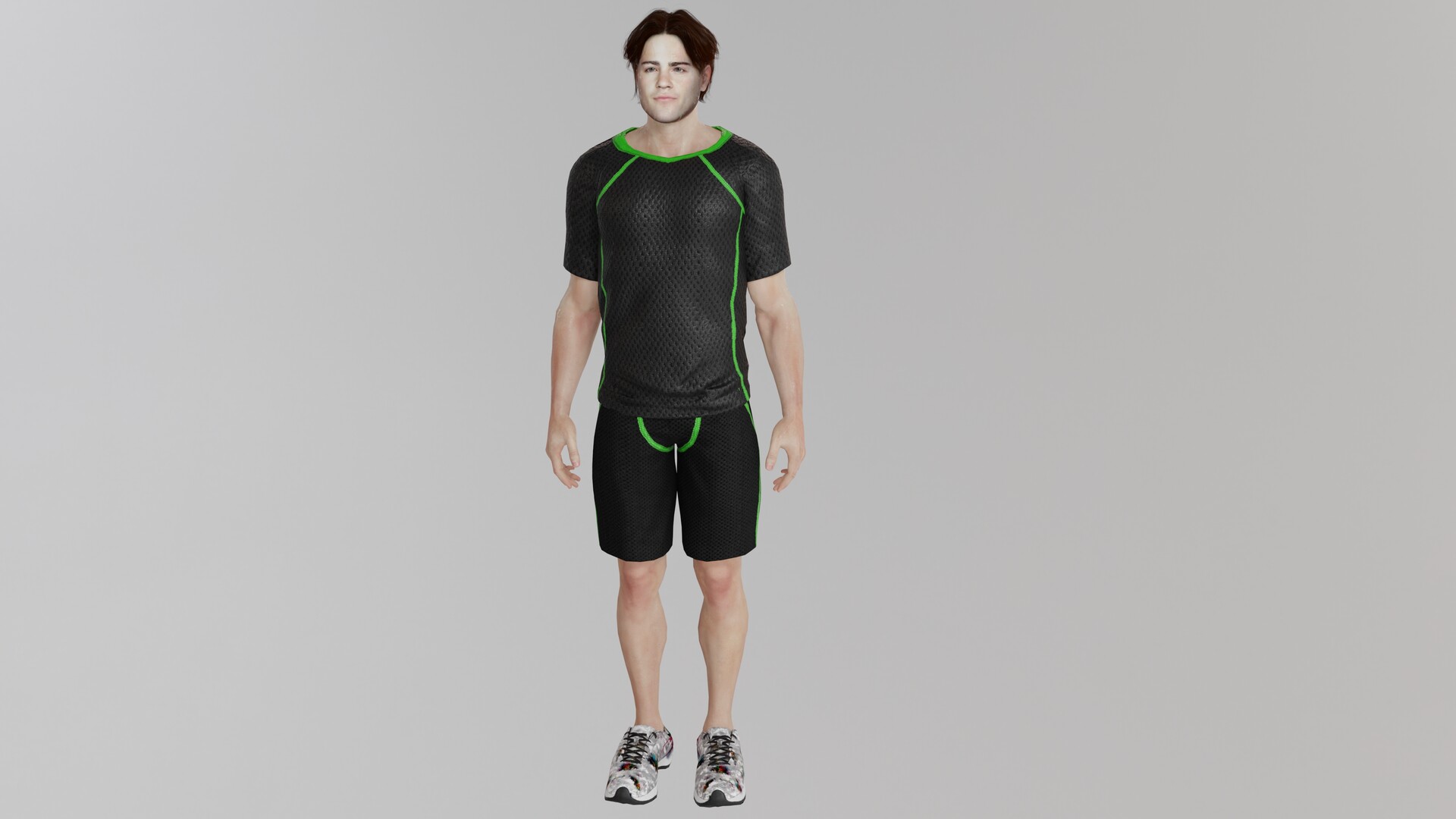 ArtStation - Man in sportswear