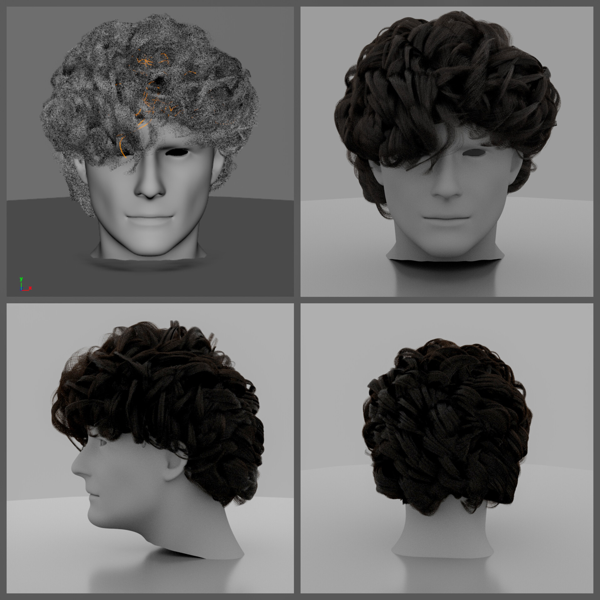ArtStation - Xgen Hair Study