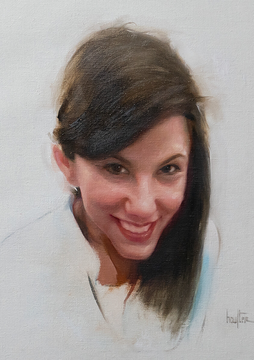 ArtStation - Rania,oil on linen. 23X30cm.