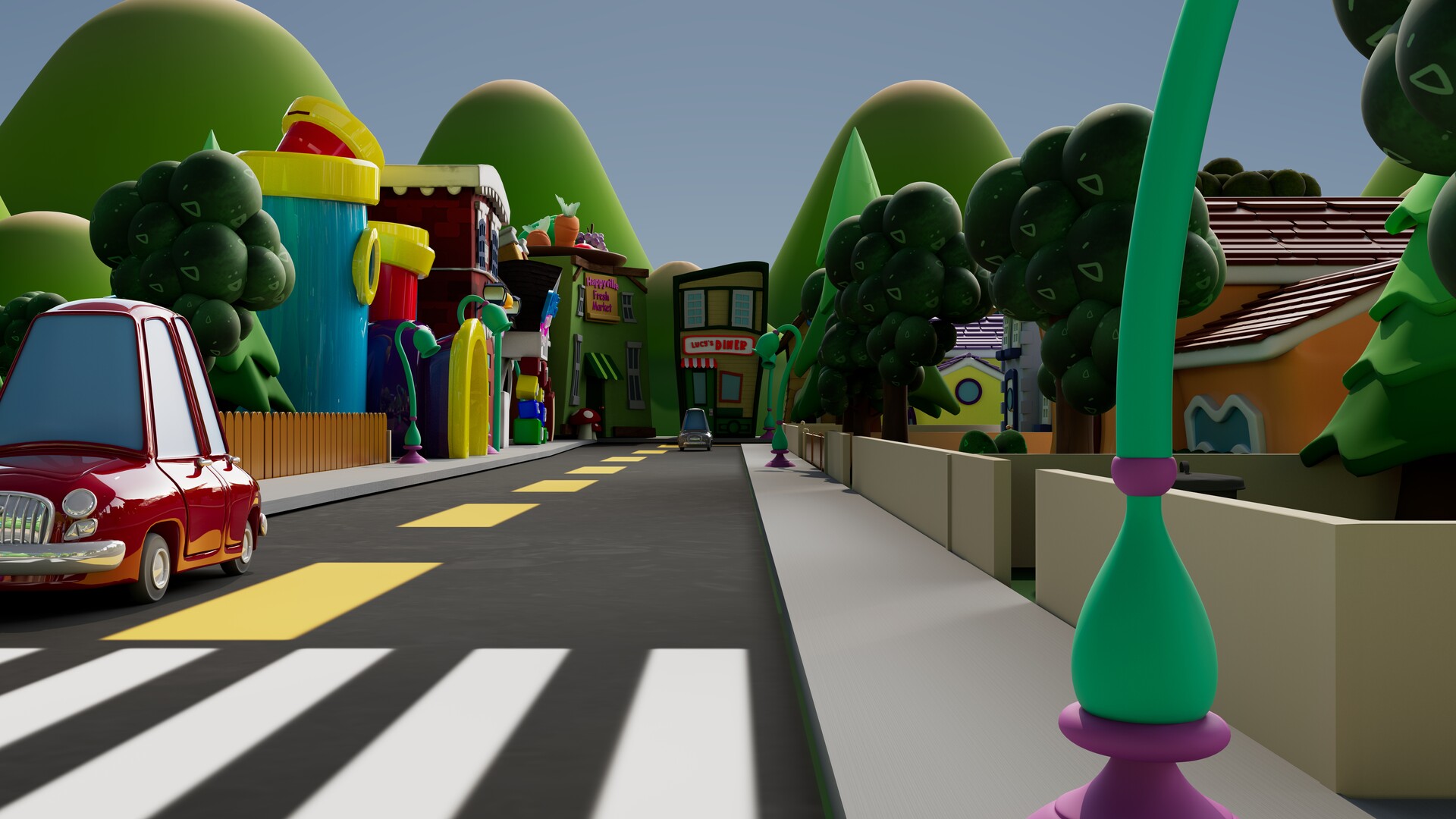 ArtStation - Bubbles and Friends environment models