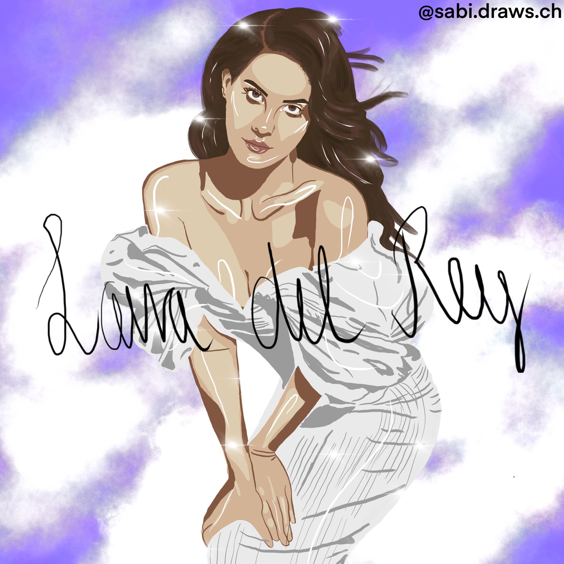 ArtStation - Lana del Rey fanart