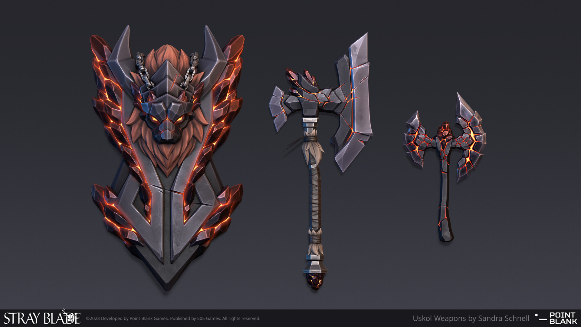 Sandra Schnell - STRAY BLADE - Elessine Weapons