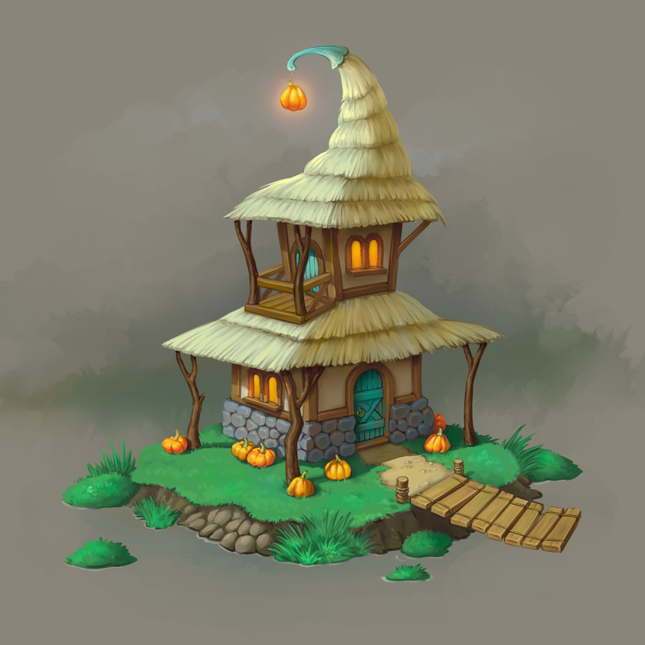ArtStation - House in the swamp