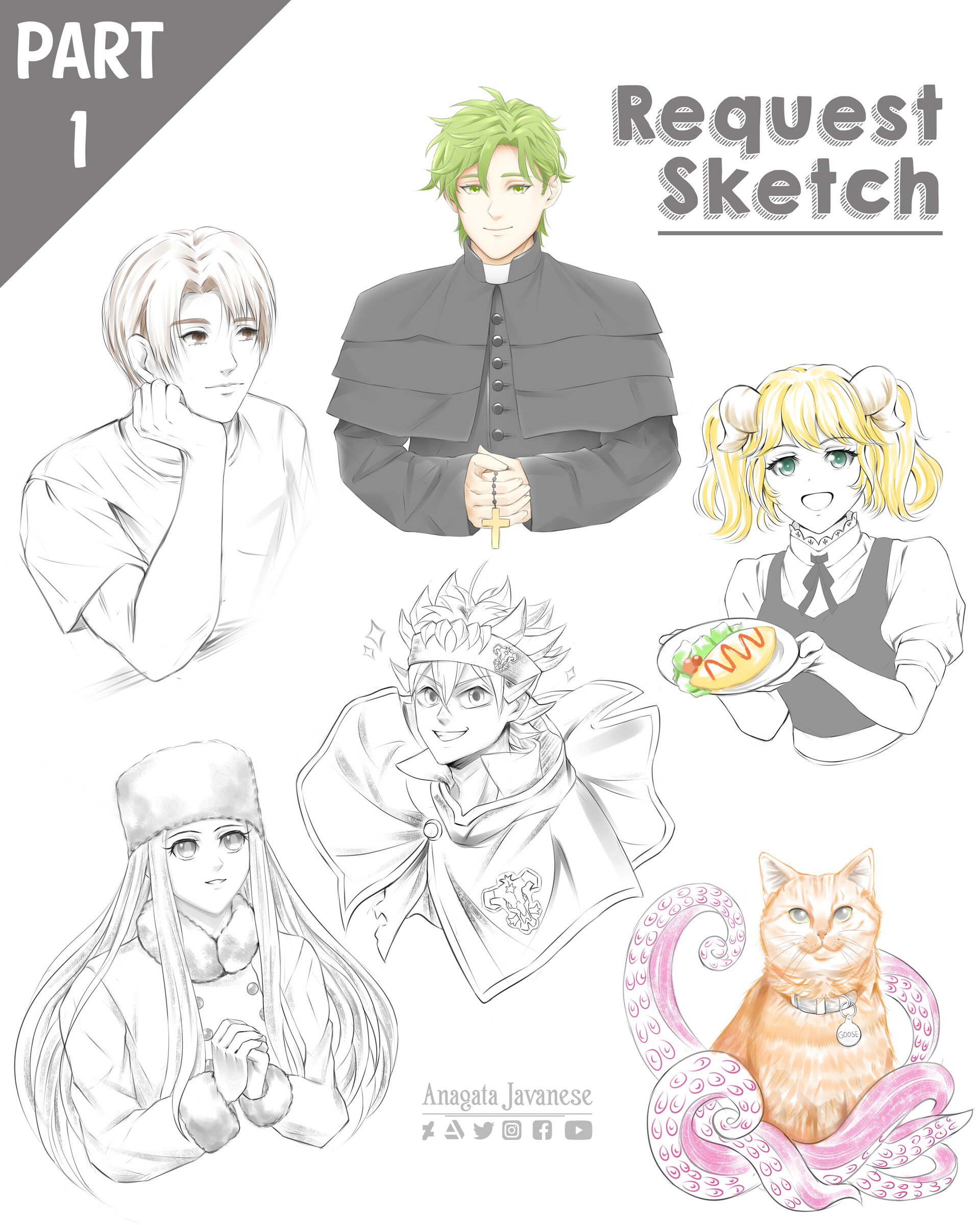 ArtStation - Request Sketch Part 1