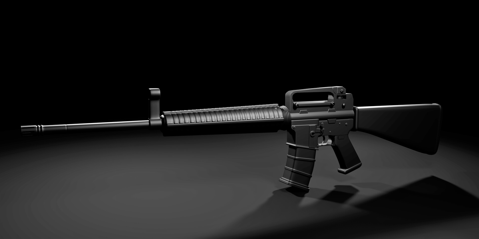 ArtStation - M16 Gun 3D Model