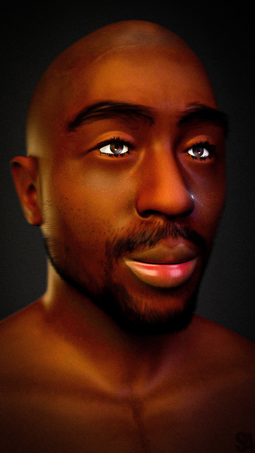 ArtStation - Character Model [Tupac Shakur]
