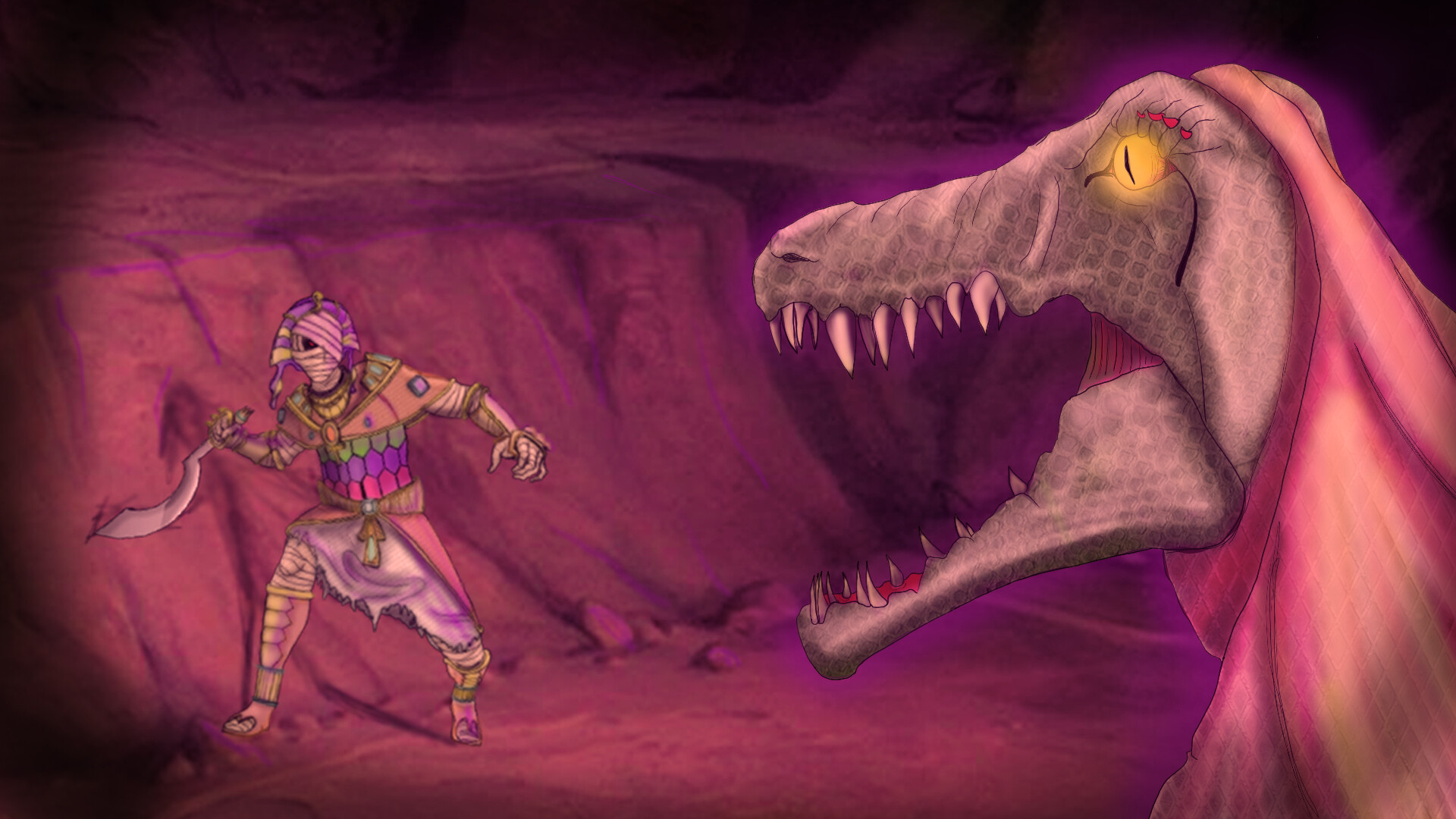 ArtStation - Mummy vs Ammit