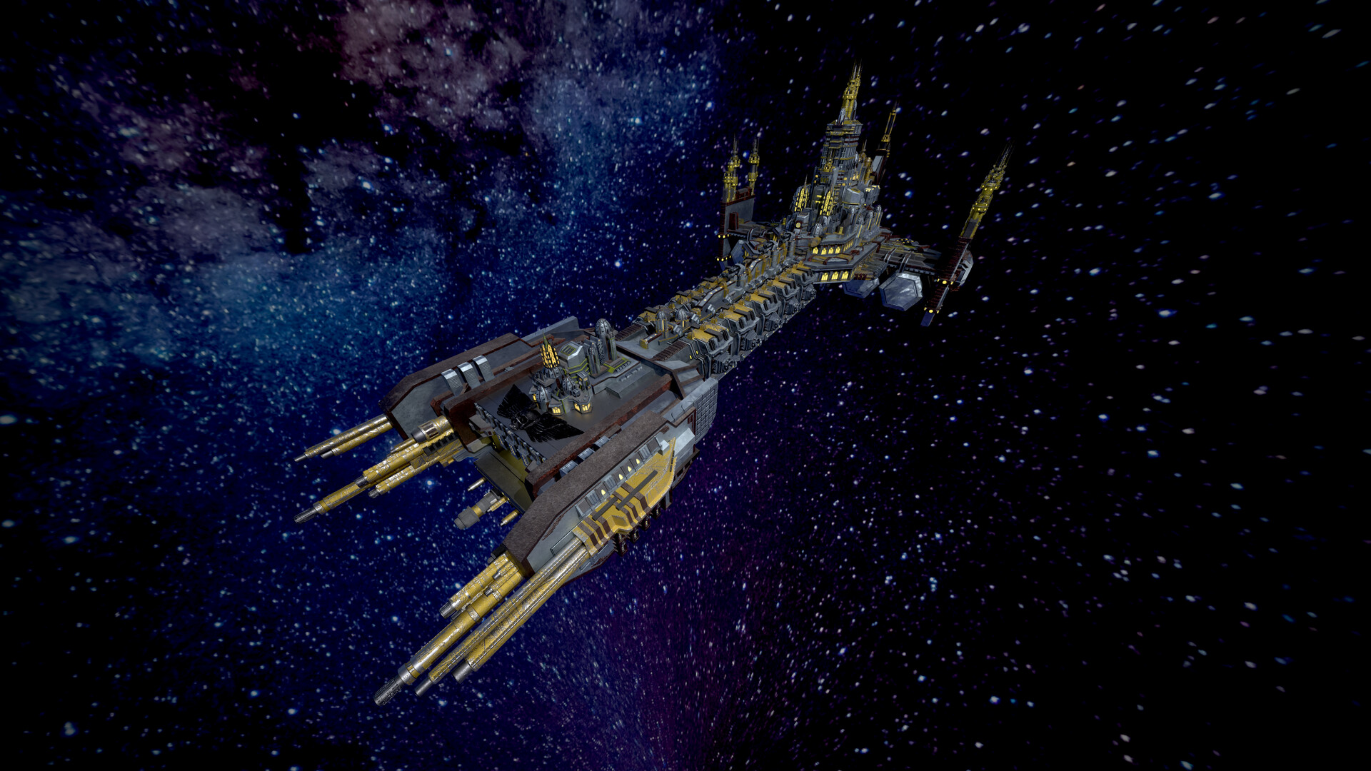 ArtStation - Gloriana-class Battleship