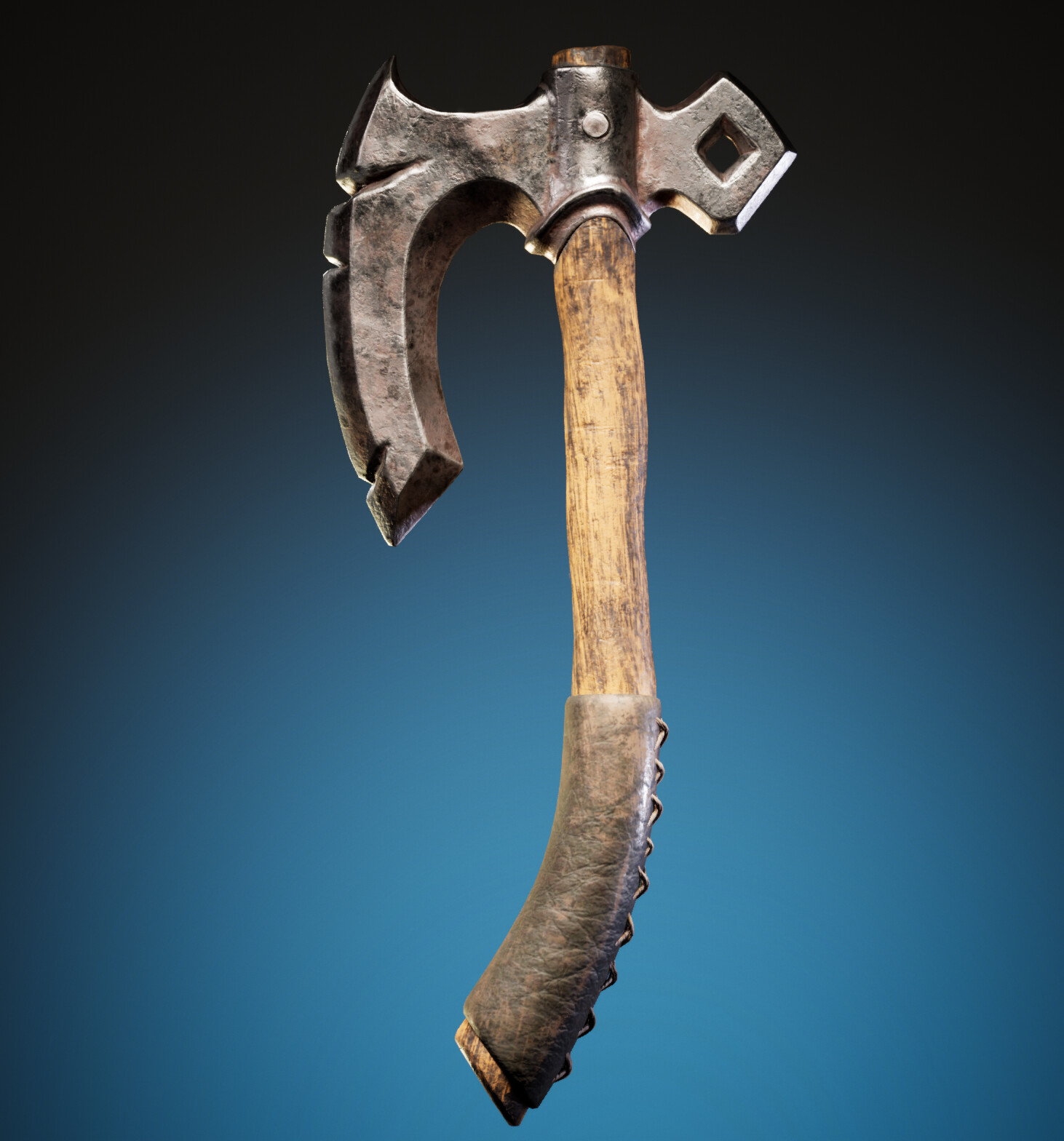 Théo Verdier - Old one handed viking axe