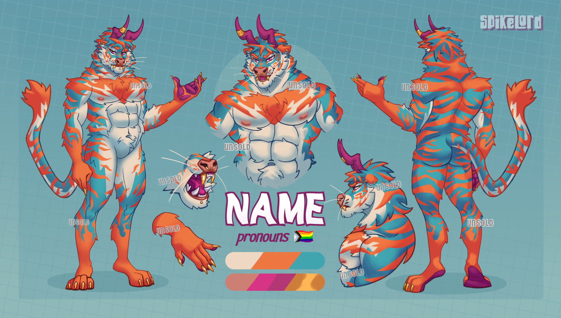 anthro tiger reference