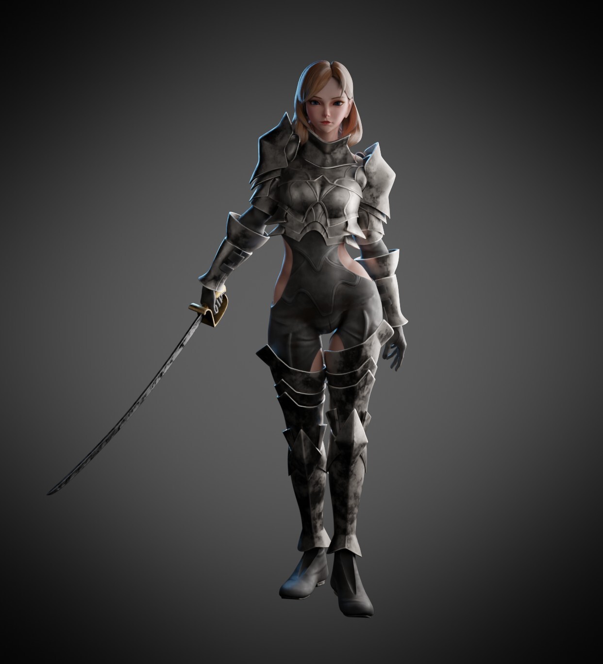 ArtStation - Female knight