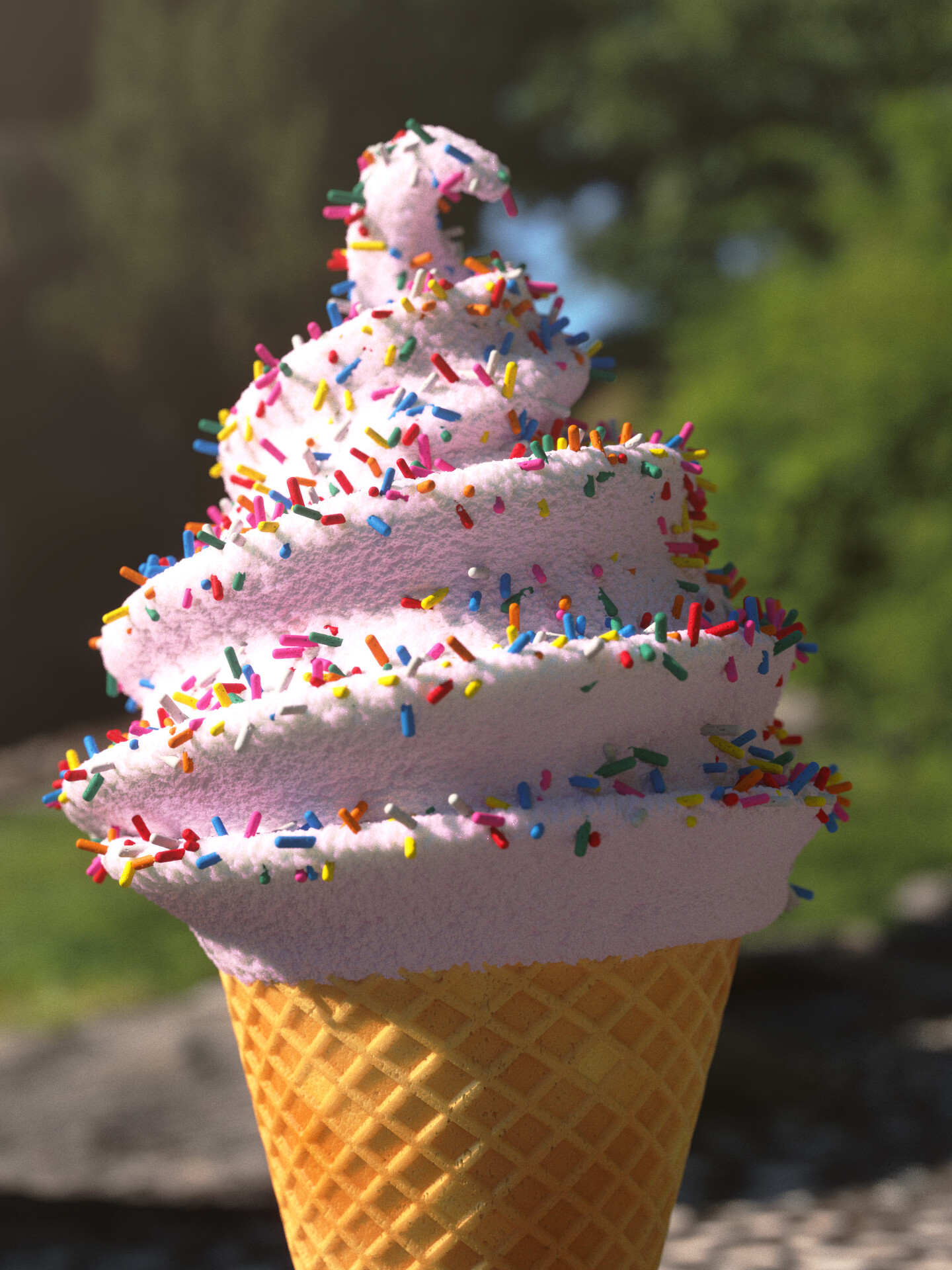 ArtStation - Soft Ice with sprinkles