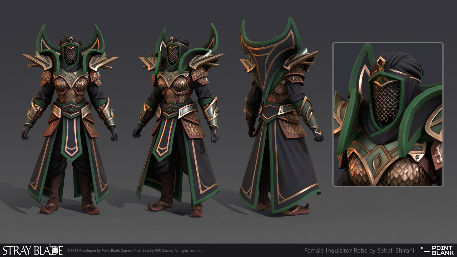 Soheil Shirani - STRAY BLADE - Inquisitor Robe