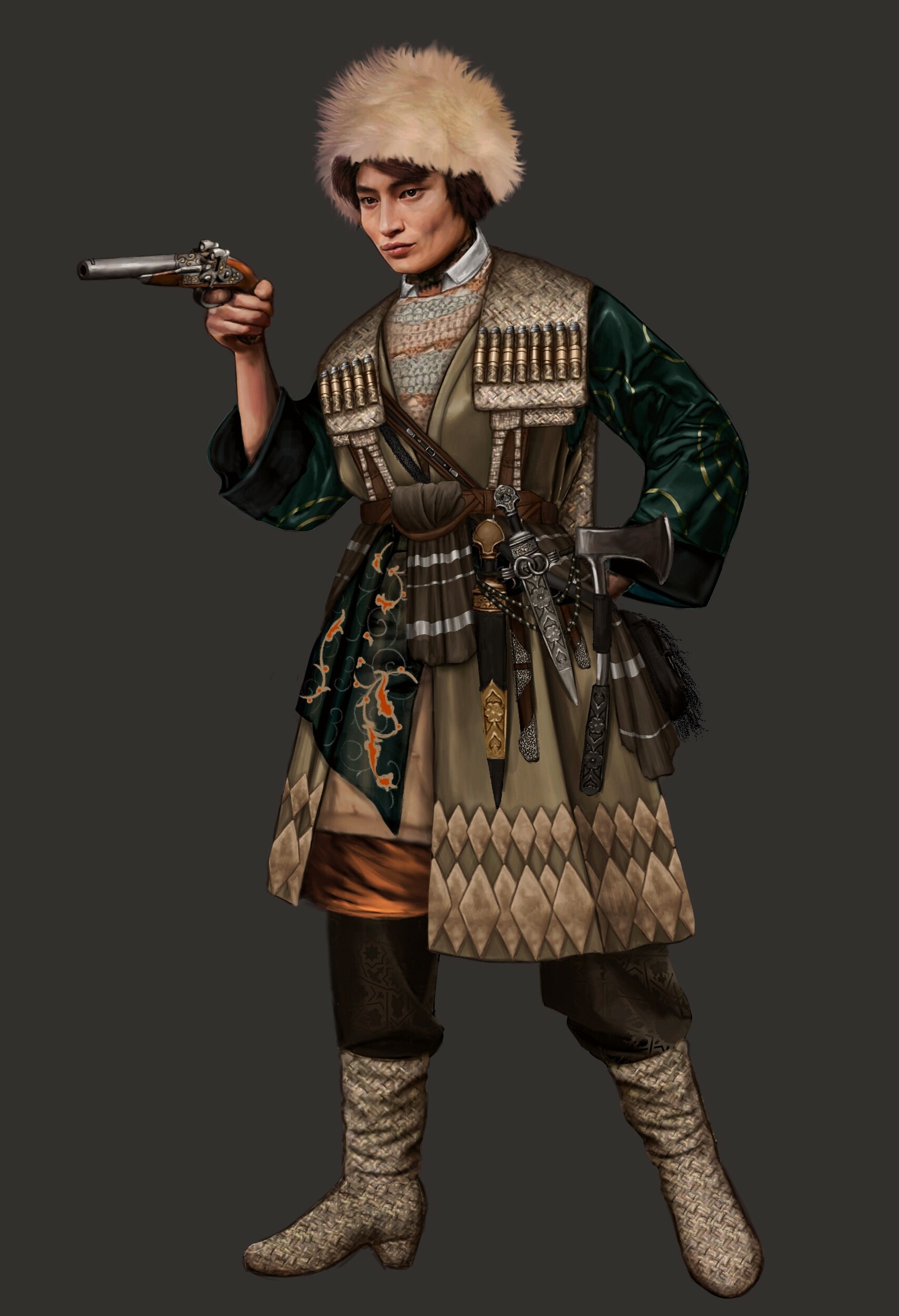 ArtStation - Azeri soldier