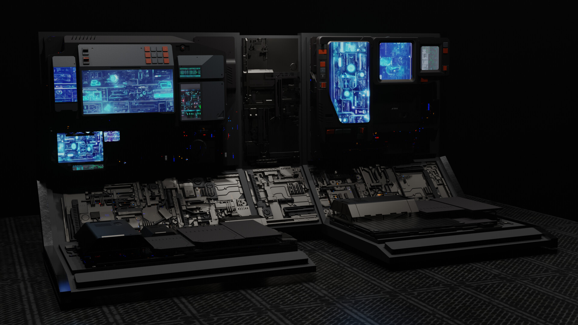 ArtStation - Control Panel work in progress
